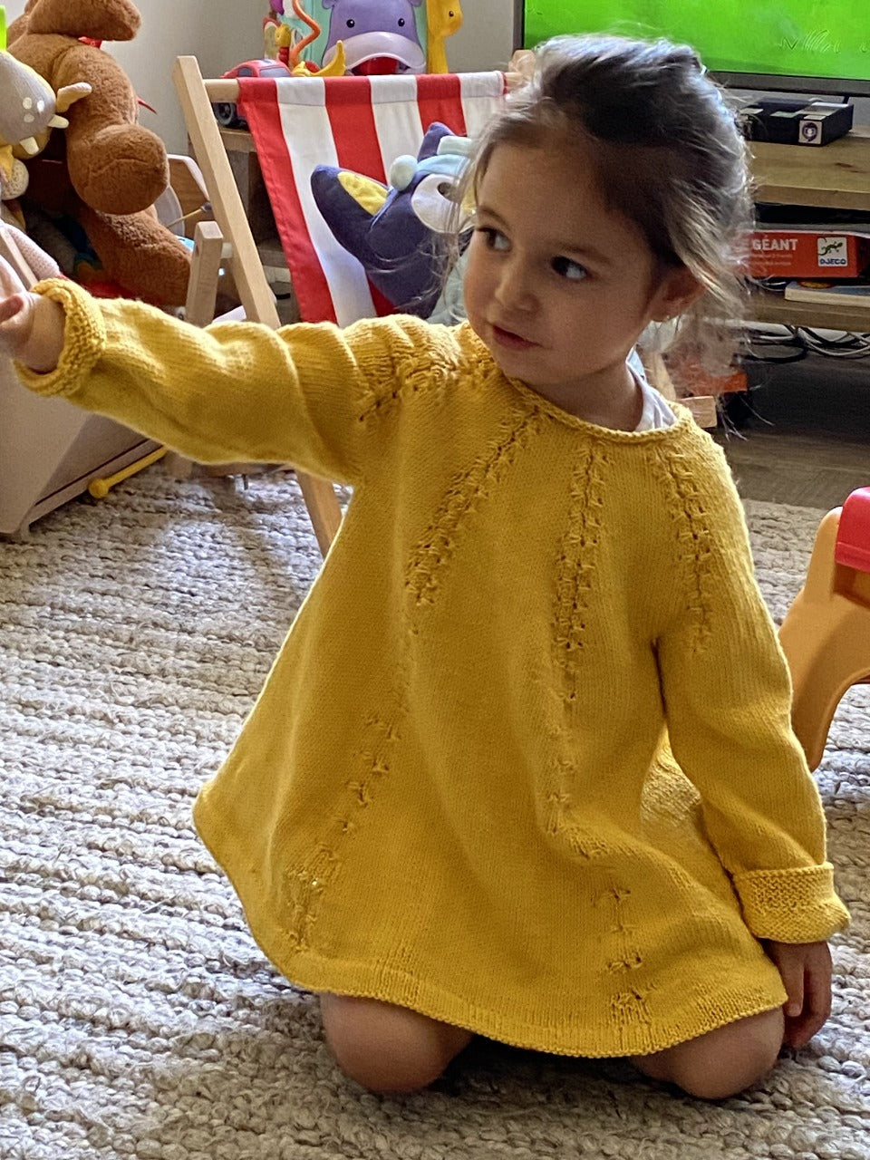 Patrón Sueter - Vestido Pino – Tejidos Paula Martínez